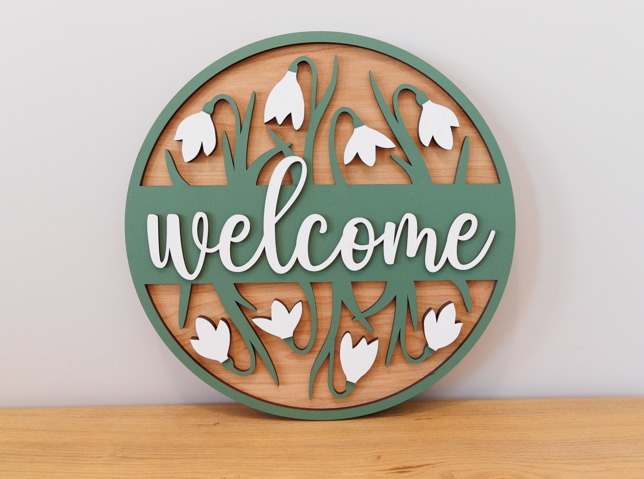 Tulip Welcome Sign - Etsy