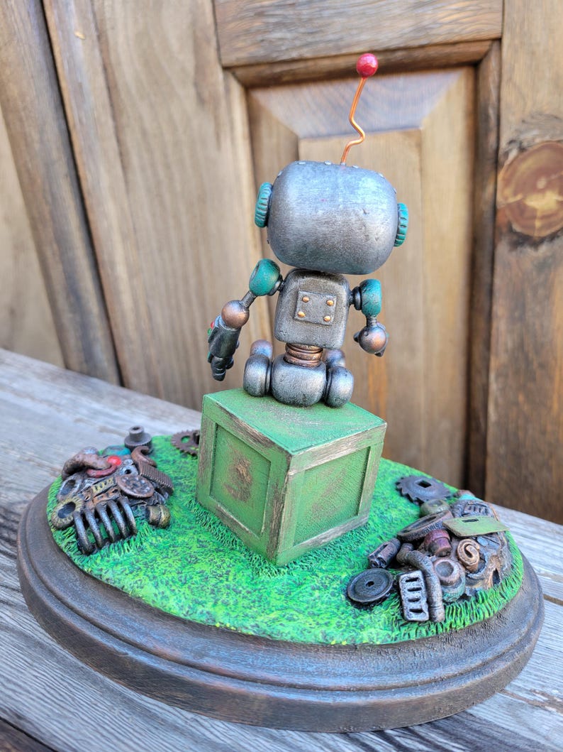 Scrapyard Robot - Etsy