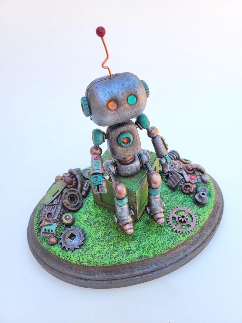 Scrapyard Robot - Etsy