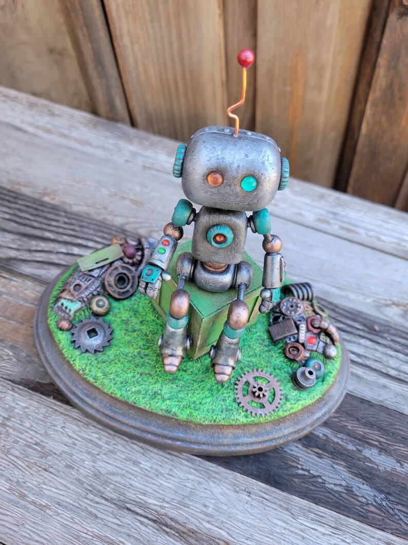 Scrapyard Robot - Etsy
