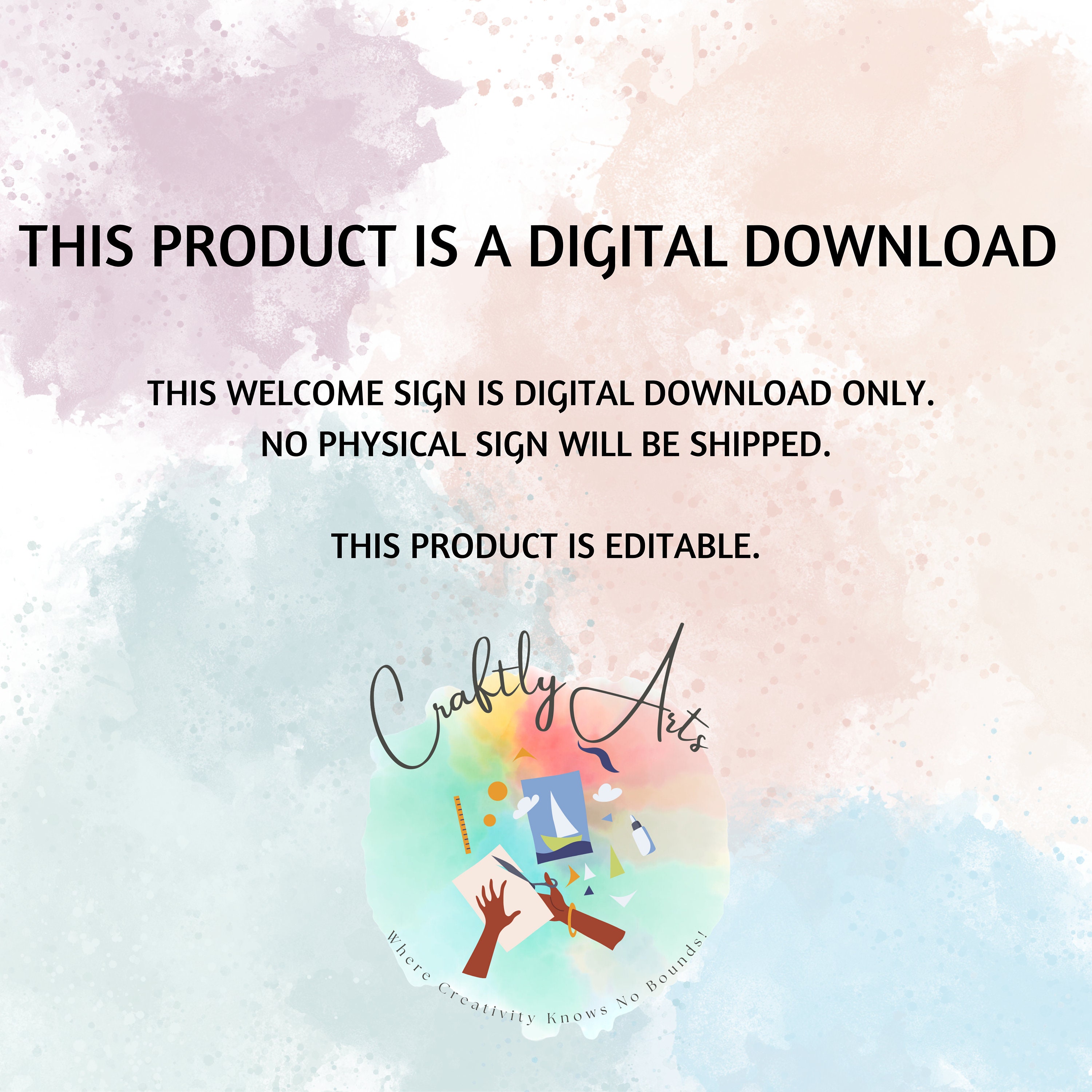 Personalized Wedding Welcome Sign, Digital Welcome Sign, Subtle Design ...