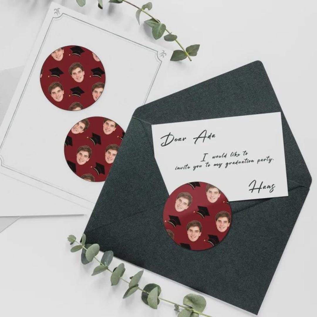 Personalized Face Confetti Custom Photo Confetti Graduation Party ...