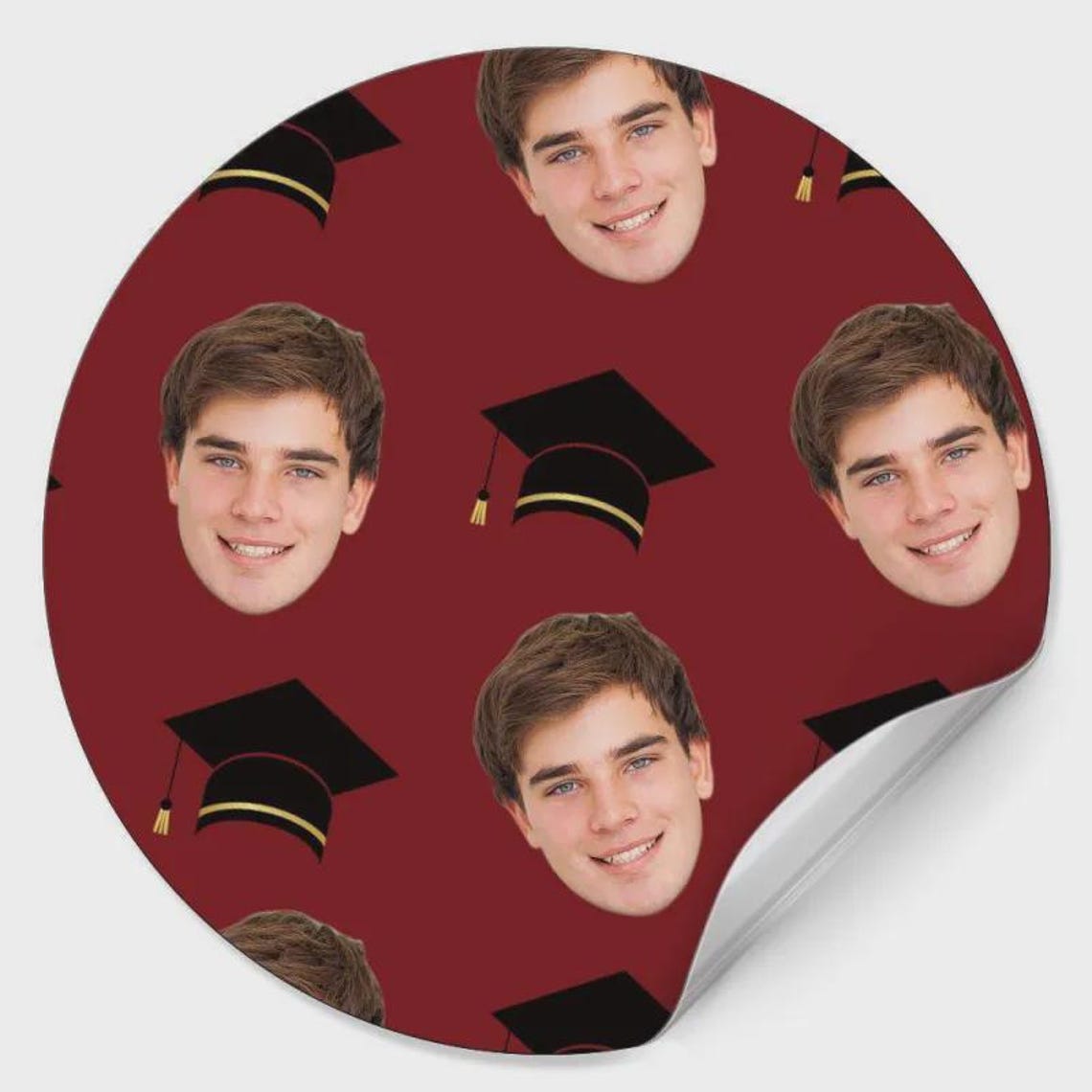 Personalized Face Confetti Custom Photo Confetti Graduation Party ...