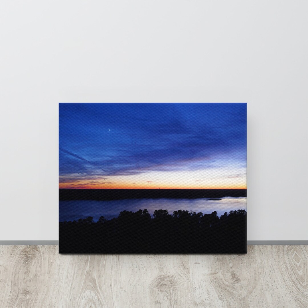 Venus at Twilight - November 7, 2021 - Sunset on Canvas - Etsy