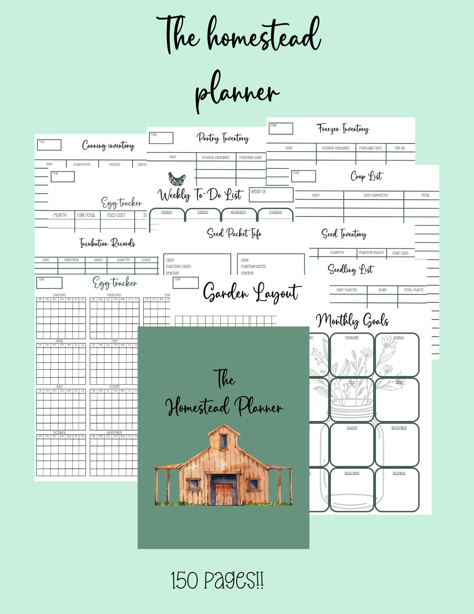 The Homestead Planner, Chicken Planner, Garden Planner, Livestock ...