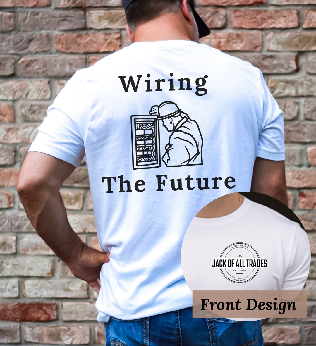 Wiring the Future Lineman T-shirt, Electrician Gift - Etsy