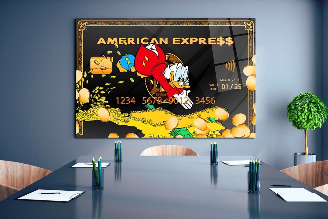 Scrooge Gold Coin Canvas Art: Entrepreneur Office Decor - Etsy