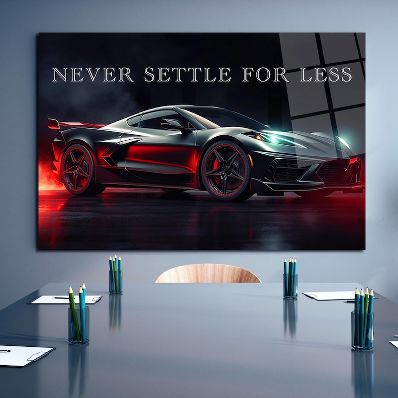 Corvette Wall Decals - Etsy