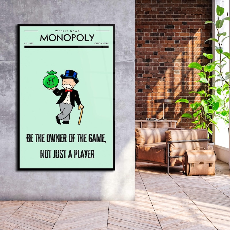 Monopoly Mindset Posters - Etsy