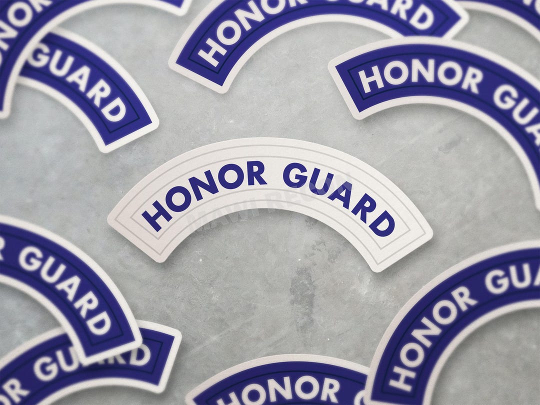 Honor Guard Tab Sticker | the Old Guard, 3rd Infantry Regiment, US Army ...