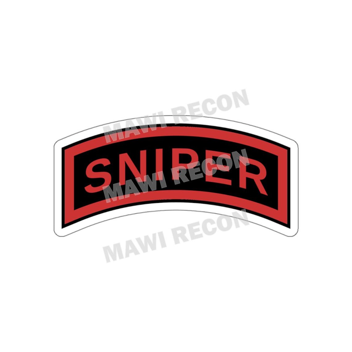 Sniper Tab Sticker | Military Gear, Durable Vinyl - Etsy