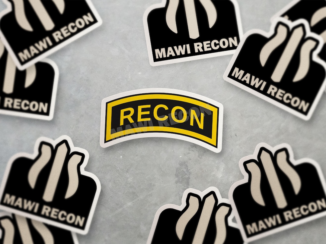 Recon Tab Sticker | US Army Special Skills Training | Durable Die-cut ...