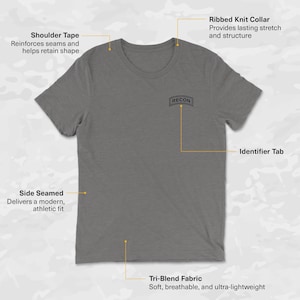 Recon Tab Tri-blend T-shirt | Lightweight Army Training Tee - Etsy