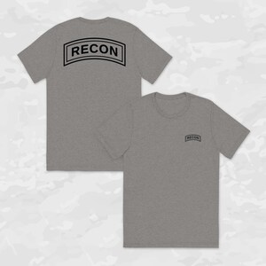 Recon Tab Tri-blend T-shirt | Lightweight Army Training Tee - Etsy