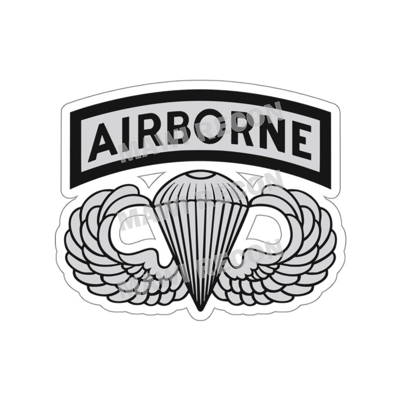 US Army Airborne Sticker | Jump Wings, Parachutist Badge, Paratrooper ...