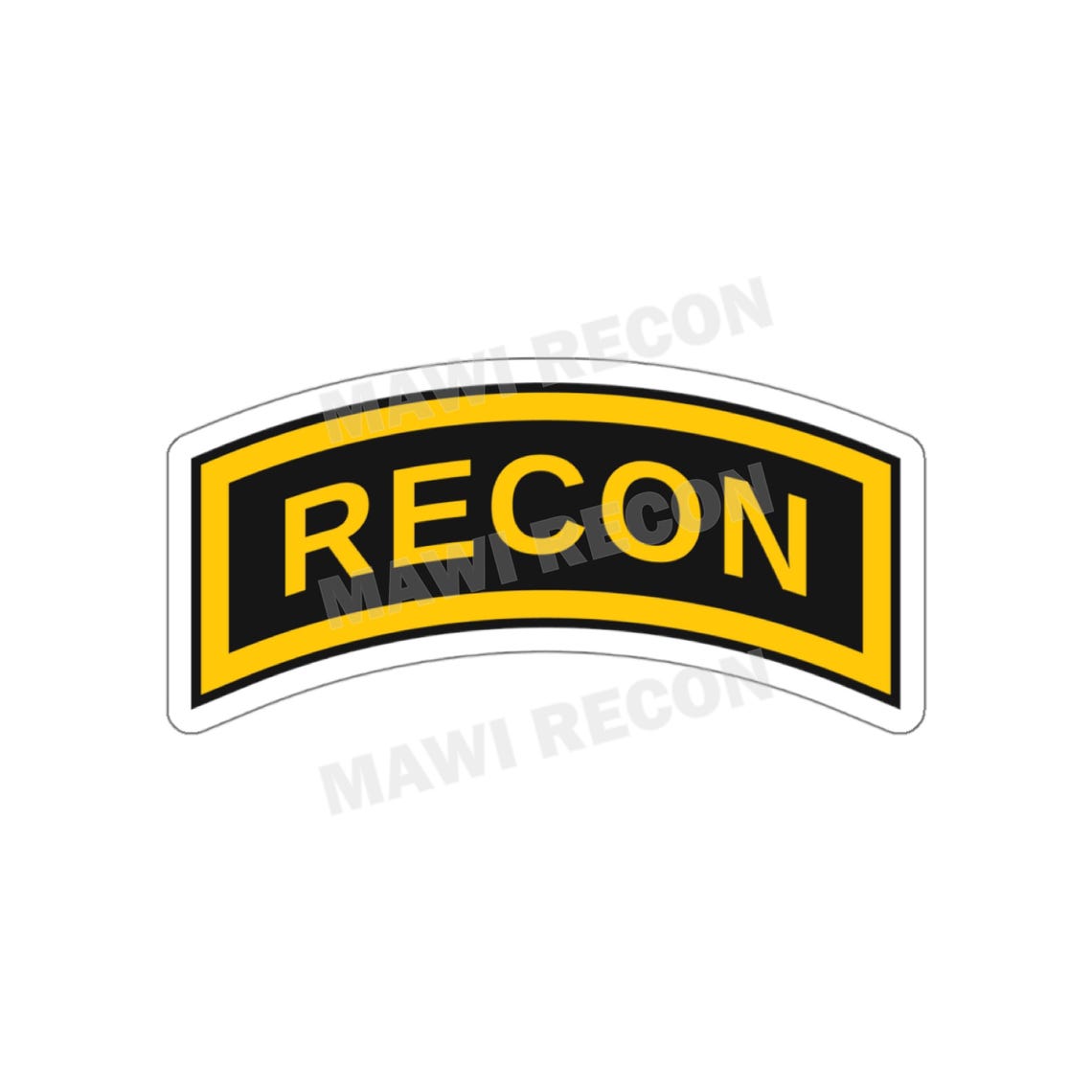 Recon Tab Sticker | US Army Special Skills Training | Durable Die-cut ...