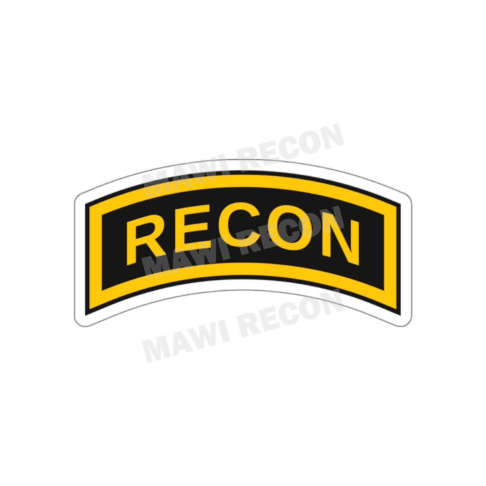Recon Tab Sticker | US Army Special Skills Training | Durable Die-cut ...