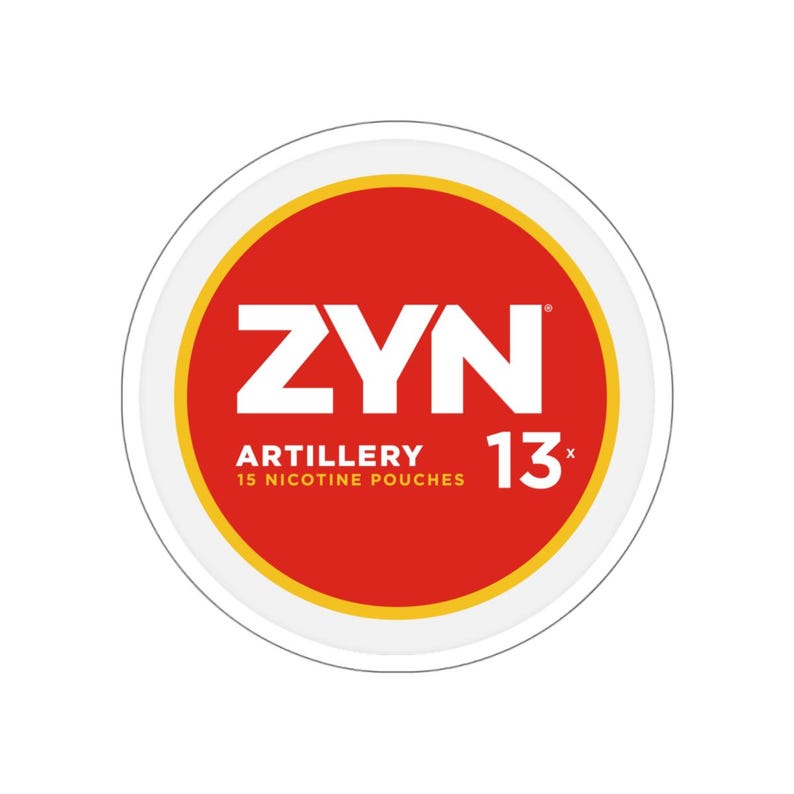 ZYN Sticker US Army Artillery Durable Die-cut Vinyl, Matte Finish for ...