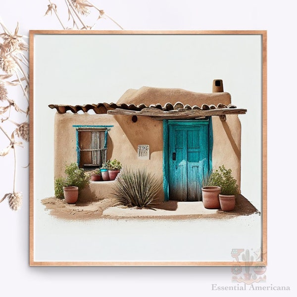 Adobe House - Etsy