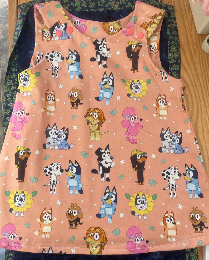 BLUEY FANS Handmade Bluey Clothing, Tote/library Bags and Knitted Bluey ...