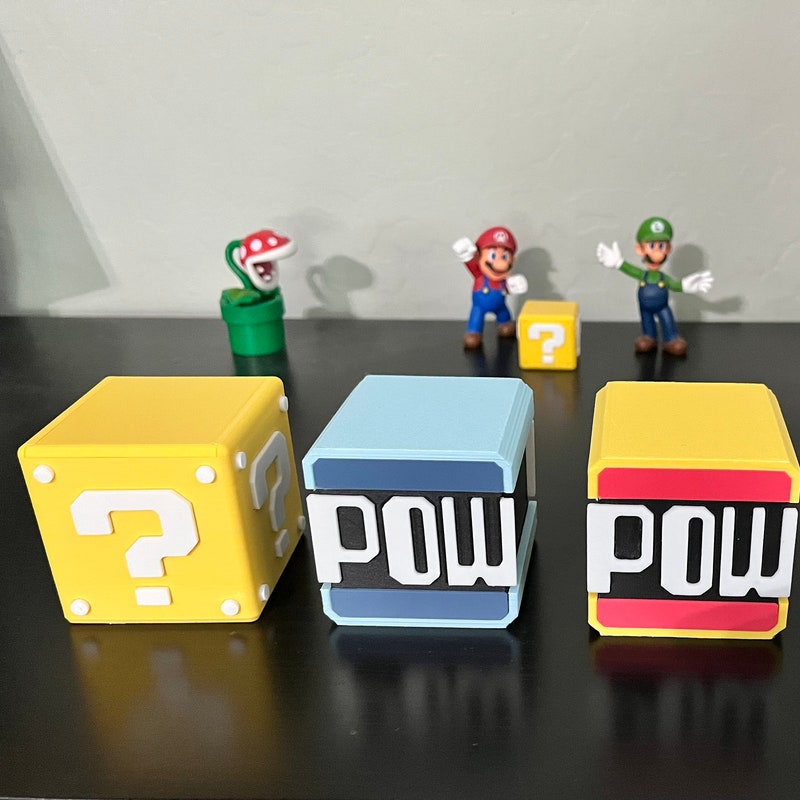 Super Mario Brick Block - Etsy