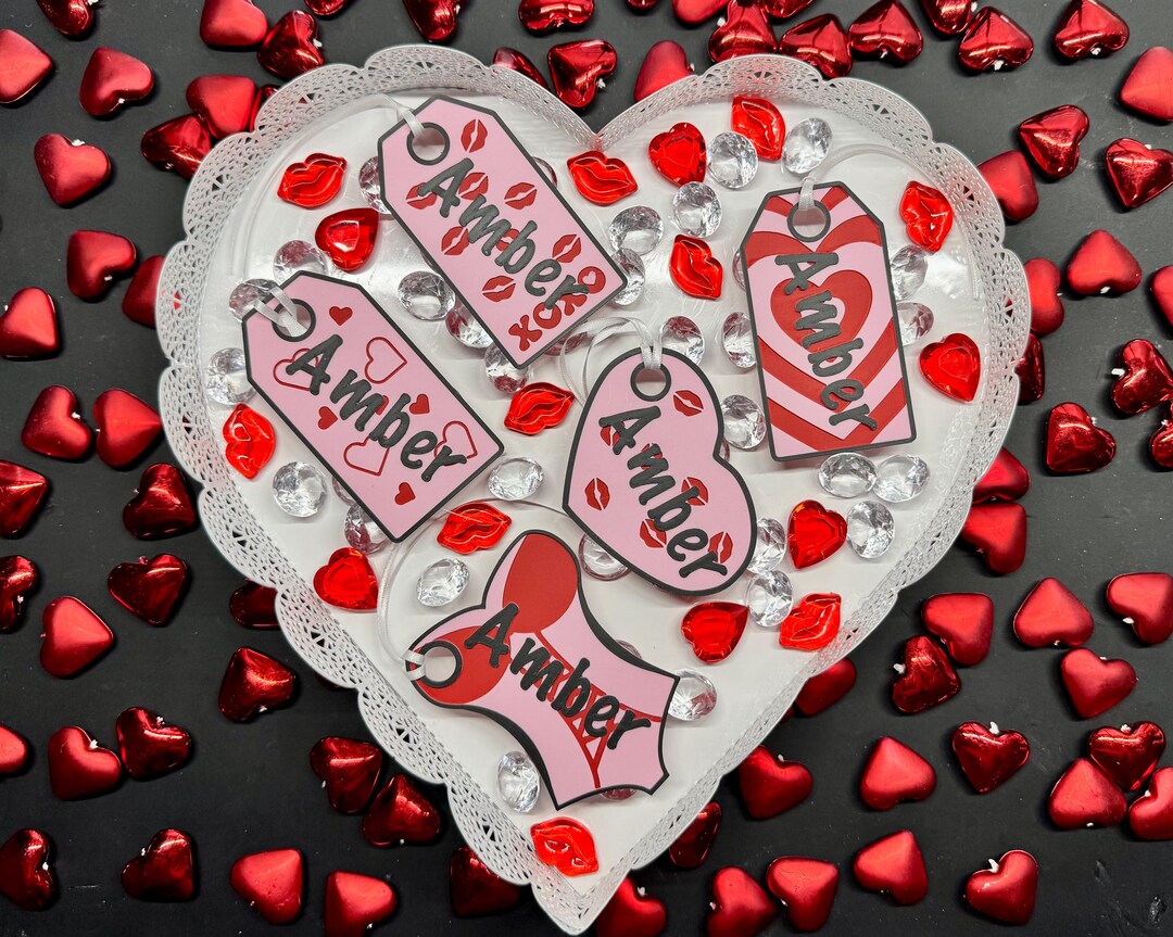 Love Gift Tags – Custom Name Tags for Valentine’s, Anniversary ...