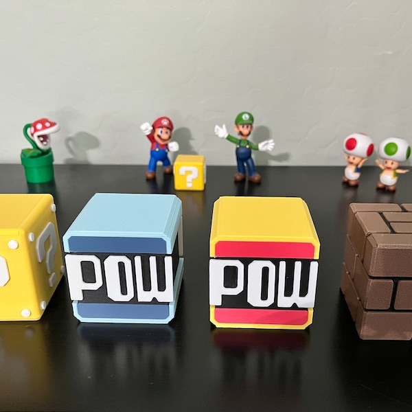 Super Mario Storage Blocks - Etsy