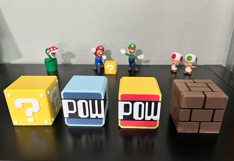 Super Mario Storage Blocks - Etsy
