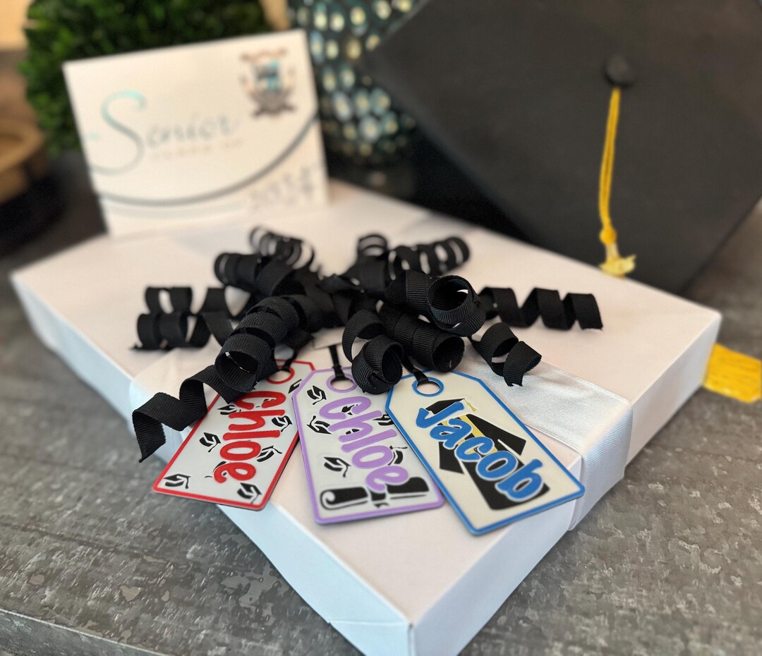 Graduation Gift Tags – Custom Name Tags for Grads, Celebrations ...