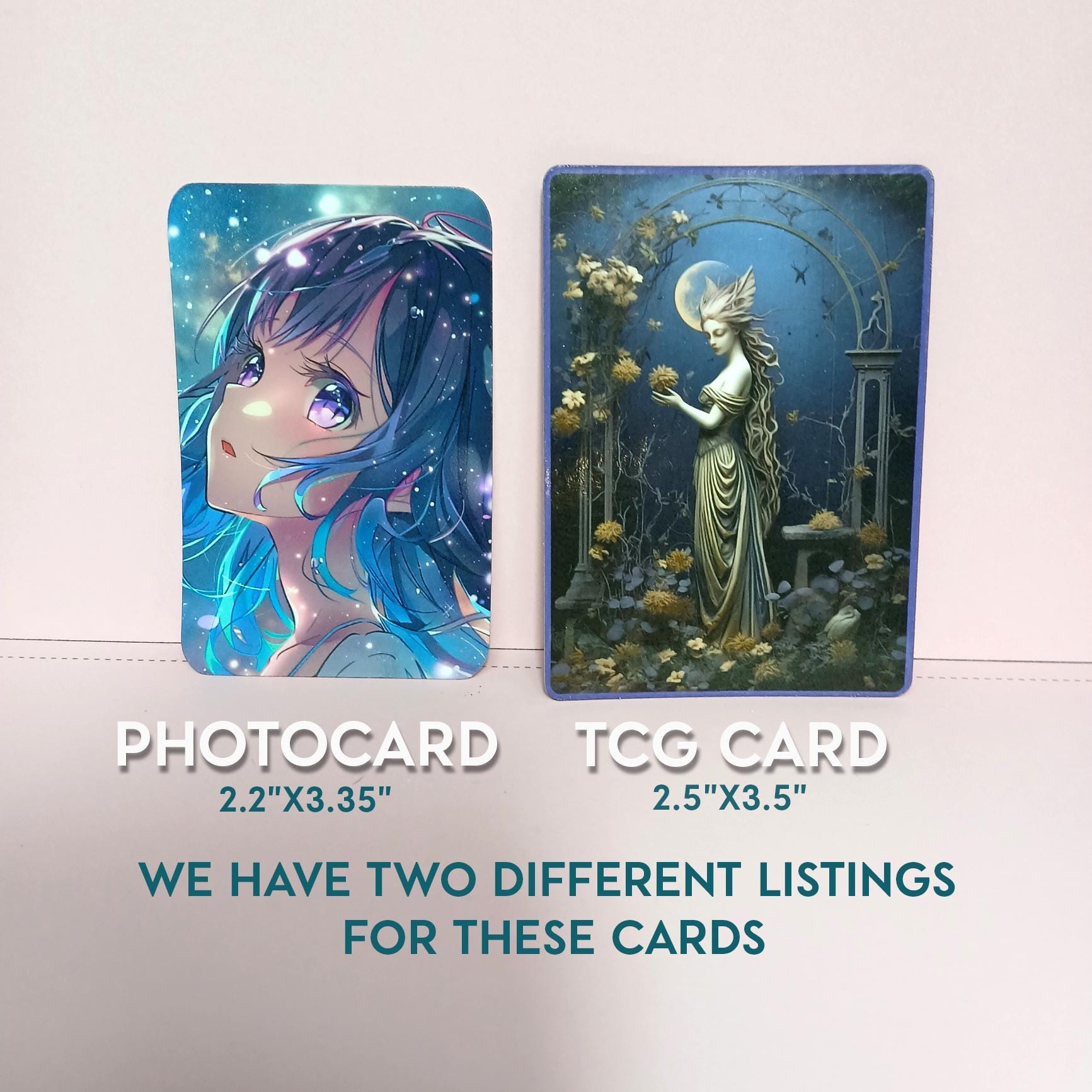 Custom TCG Card. Your Image. Double Sided Print - Etsy