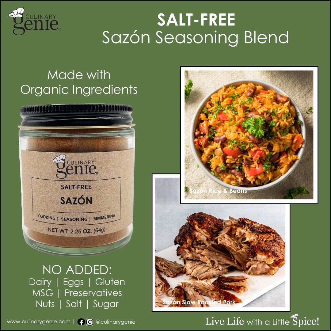 Salt-free | Organic Sazón Seasoning Blend - Etsy