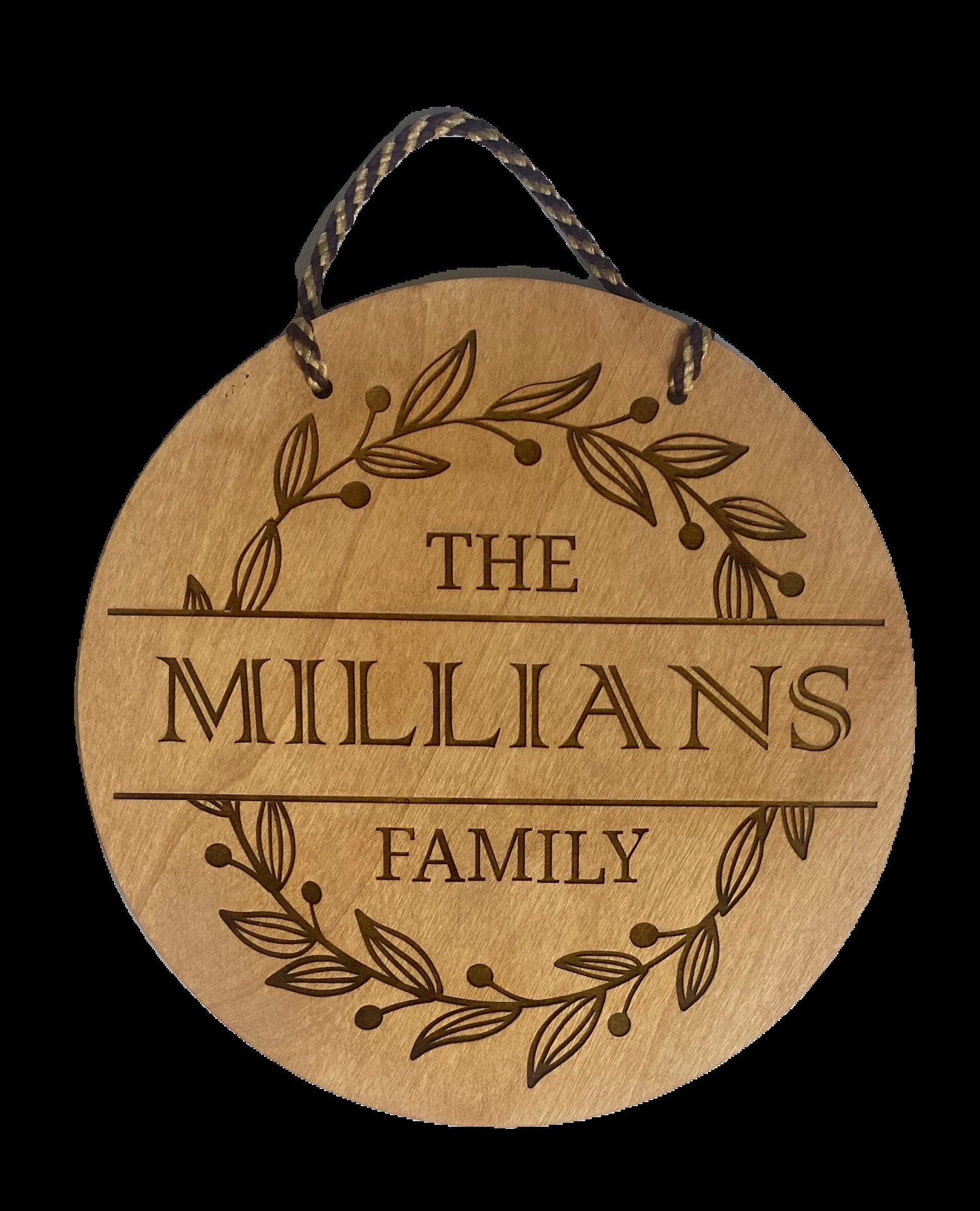 Custom Family Monogram - Etsy