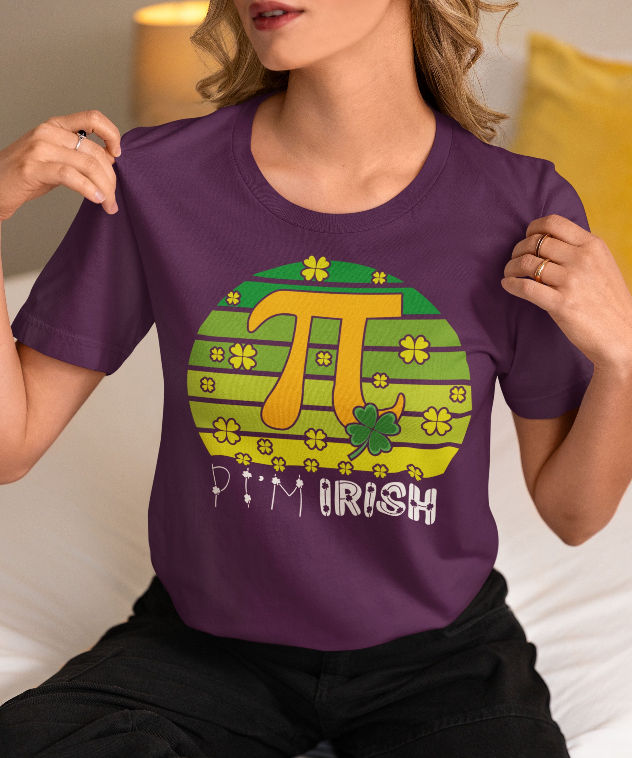 PI'M Irish T-shirt, Fusion of Pi Day and St Patrick's Day, St Pattys ...