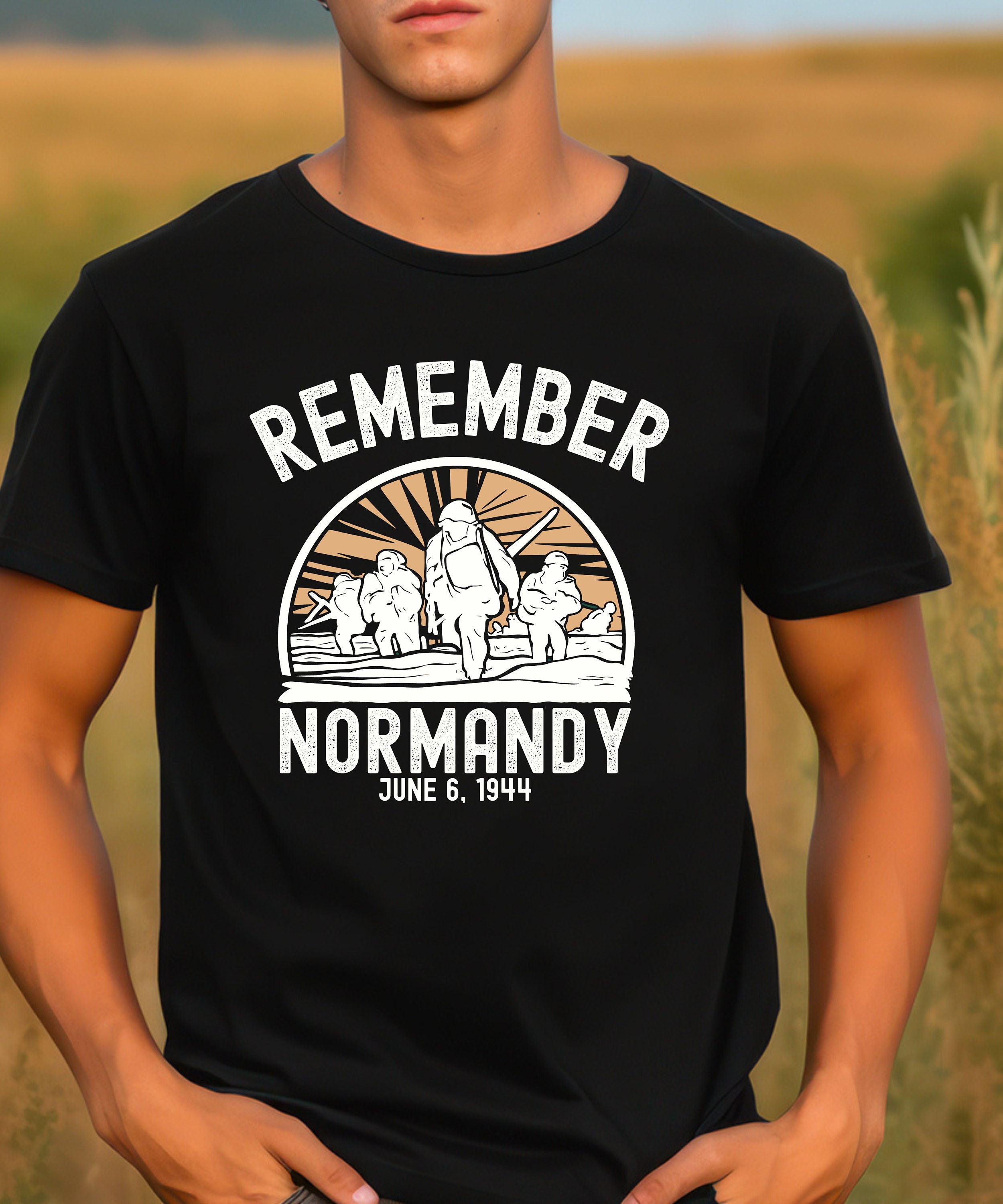 80th Anniversary D-day Normandy Tribute T-shirt, Remember Normandy ...
