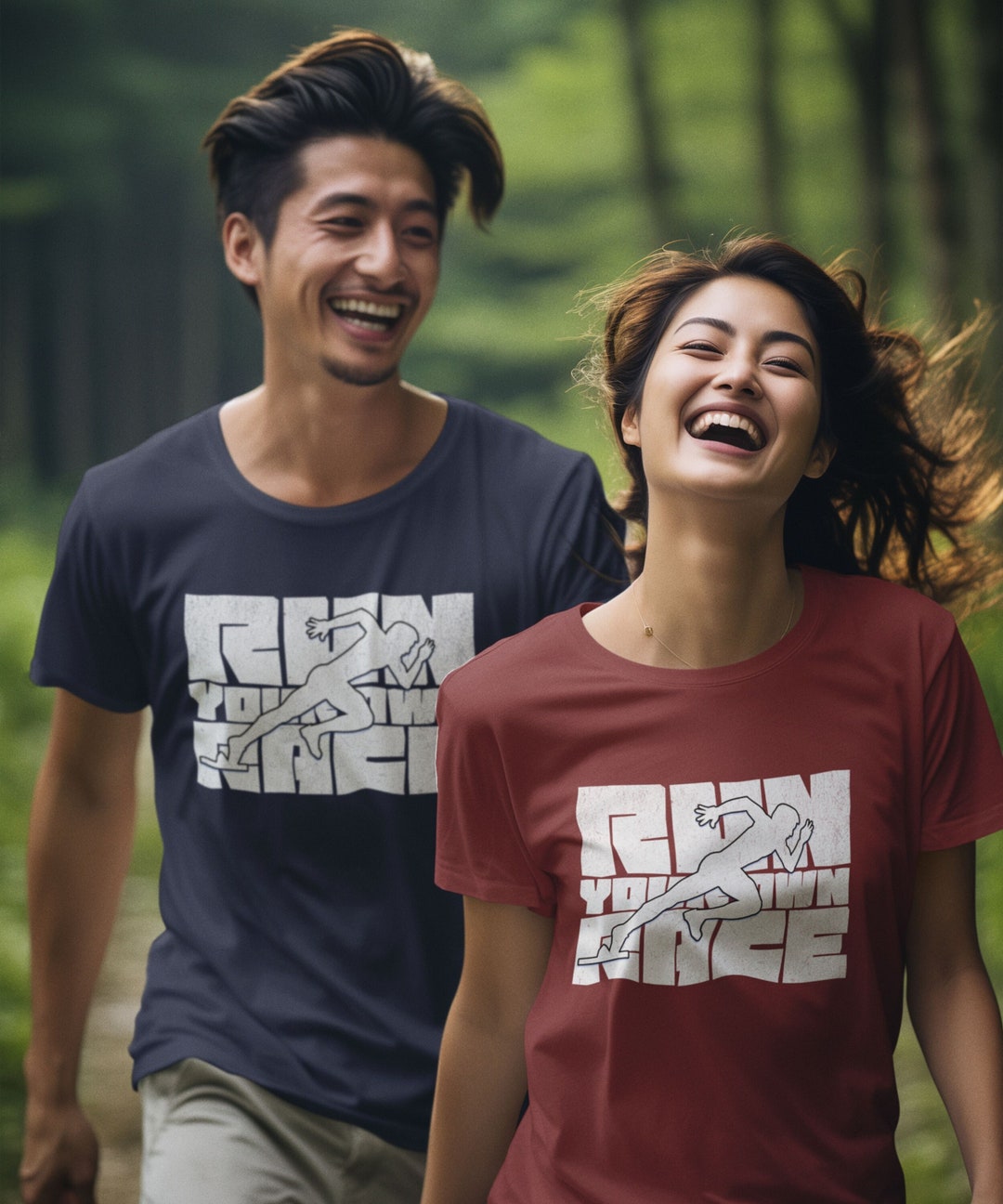 Run Your Own Race Motivational Athlete T-shirt, Funny Running Shirt ...