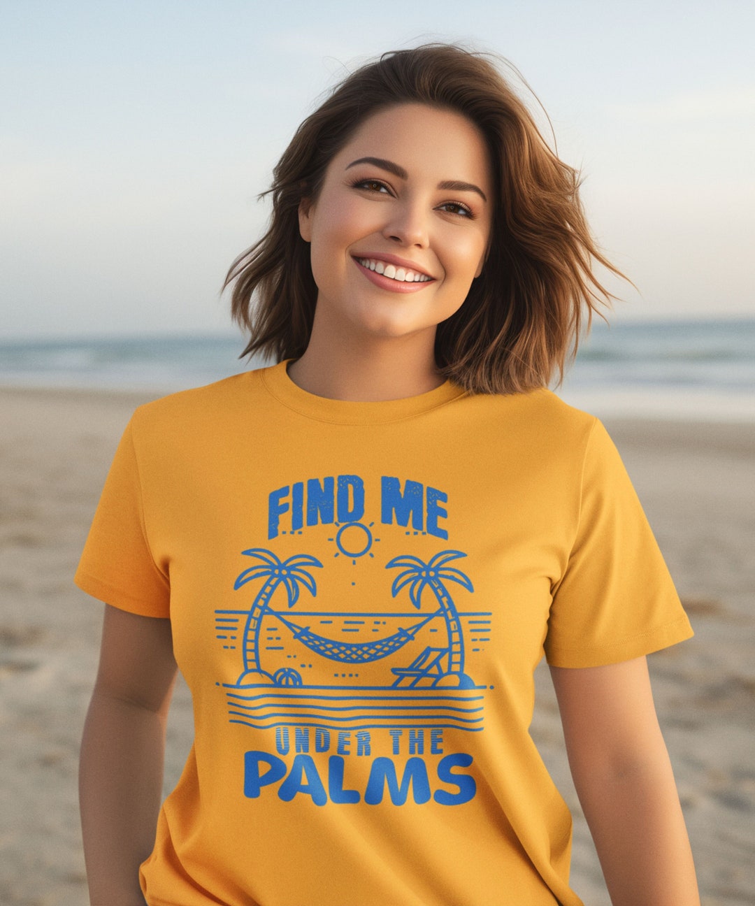 Find Me Under The Palms T Shirt Beach Summer Tropical Shirt Vintage Beach Tee Vacation Party