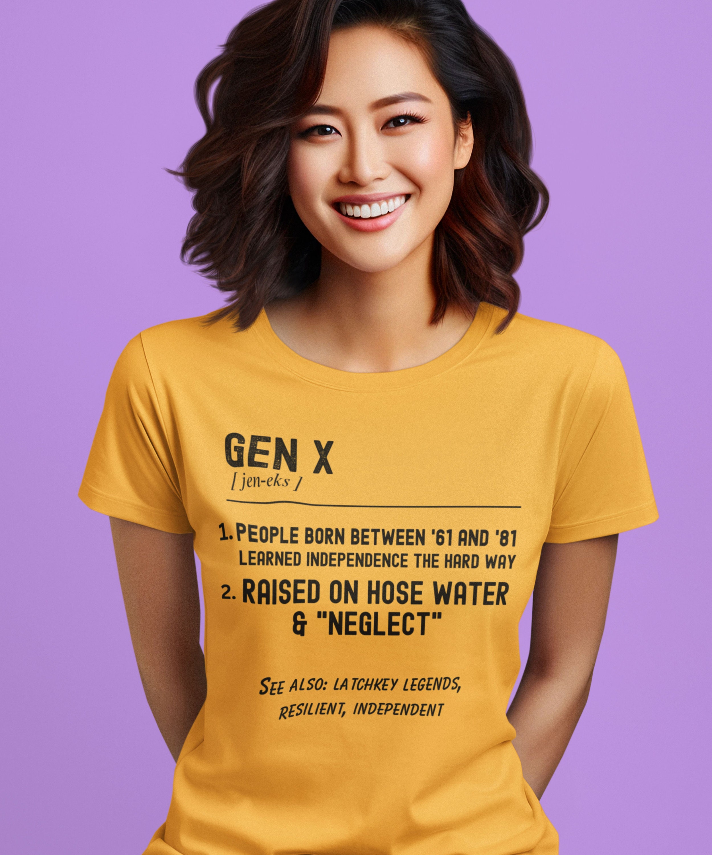 Gen X Definition T-shirt, Gen X Raised on Hose Water & Neglect Shirt ...