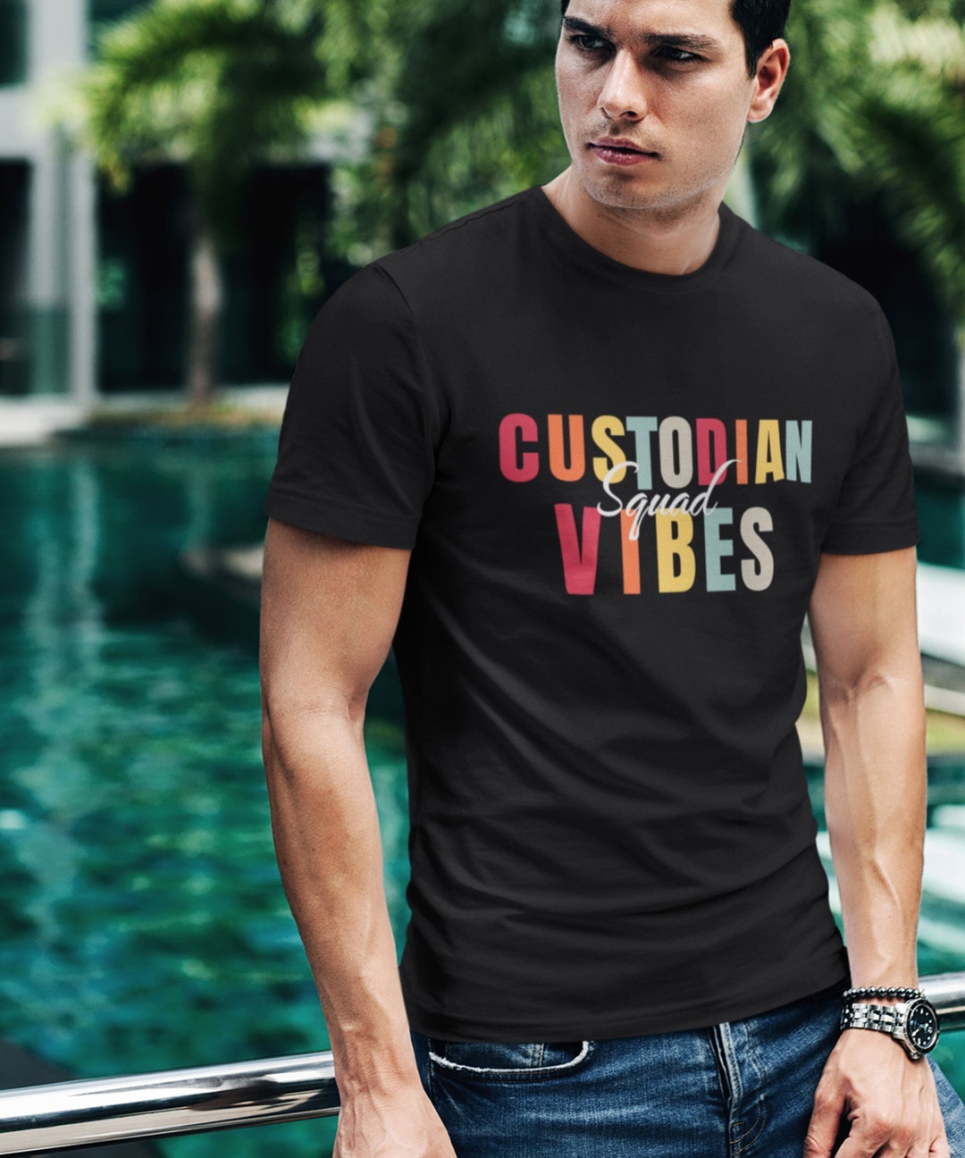 School Custodian T-shirt, Custodian Squad Shirt, School Worker Shirt ...