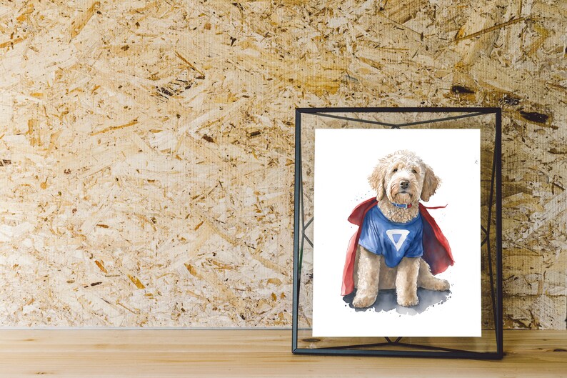 Digital Download Goldendoodle Art Goldendoodle Lover Art for - Etsy