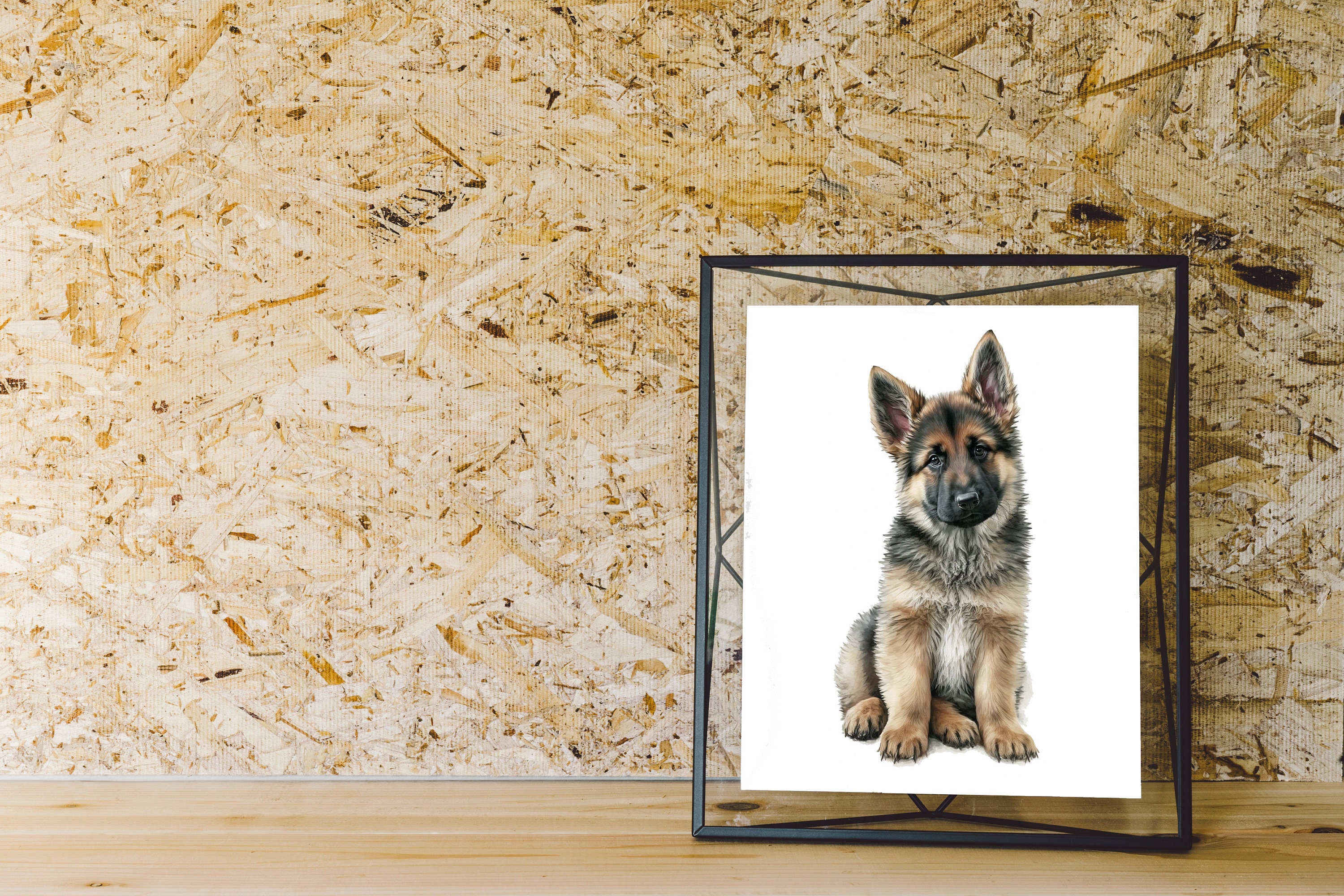 Digital Download Abstract Art for German Shepherd Lover Art Gift for ...
