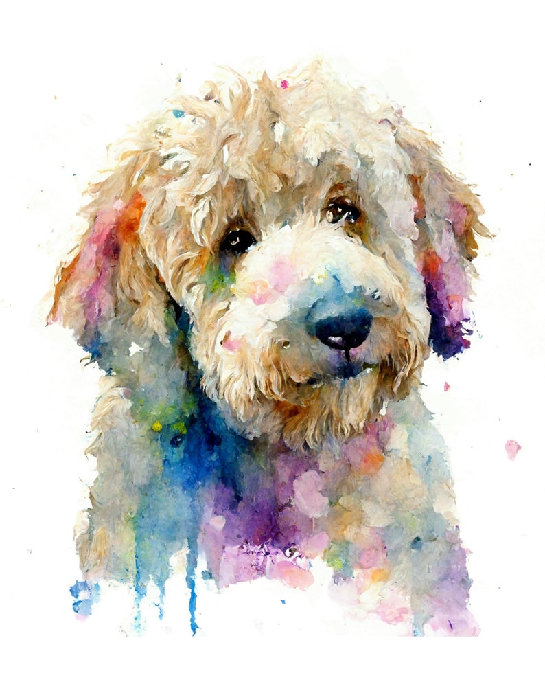 Digital Download Goldendoodle Art Goldendoodle Lover Art for ...