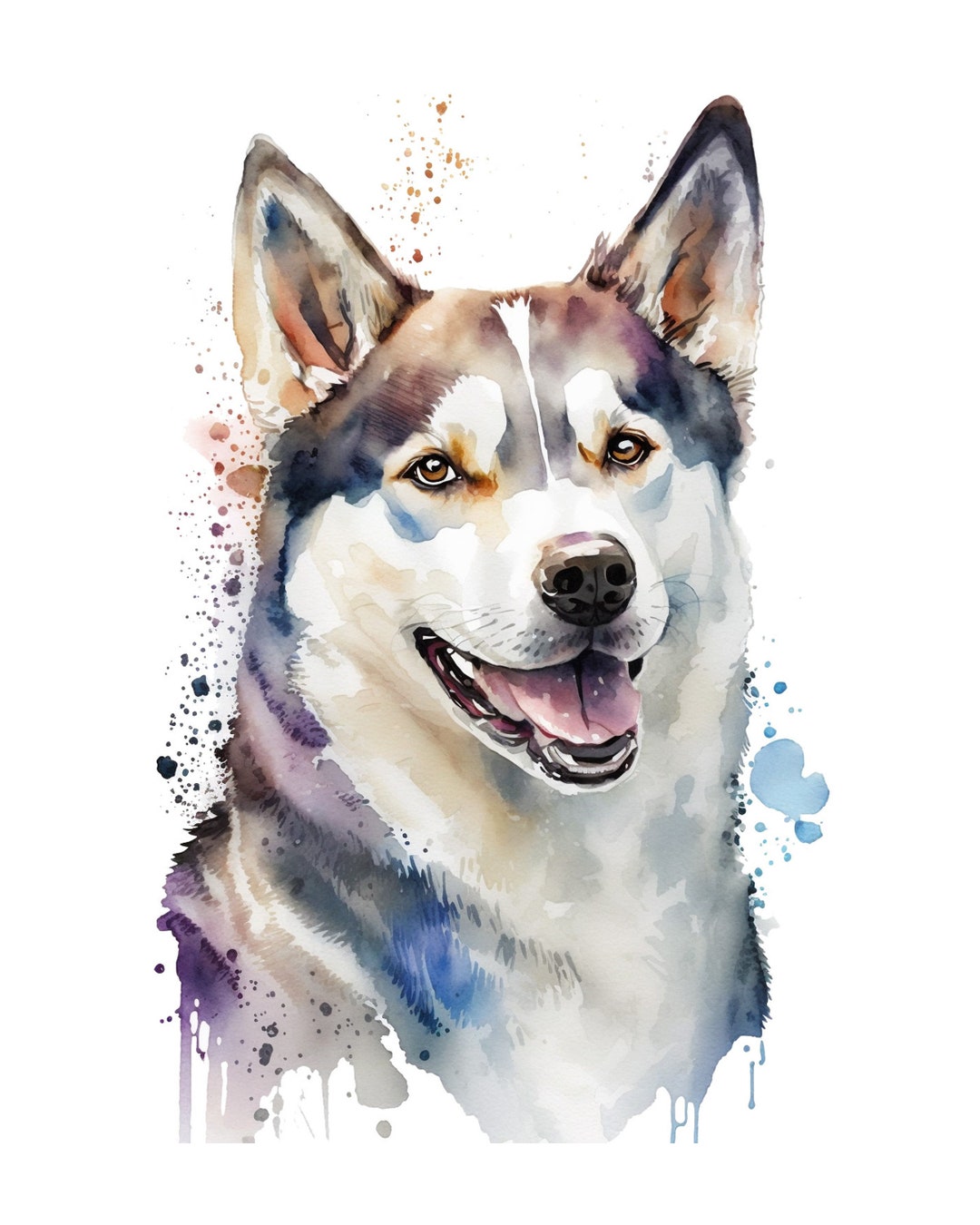 Digital Download Siberian Husky Art Siberian Husky Lover Art for ...