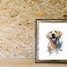 Labrador Retriever Art Print | Watercolor Dog Portrait (digital ...