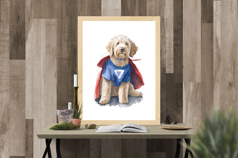 Digital Download Goldendoodle Art Goldendoodle Lover Art for - Etsy