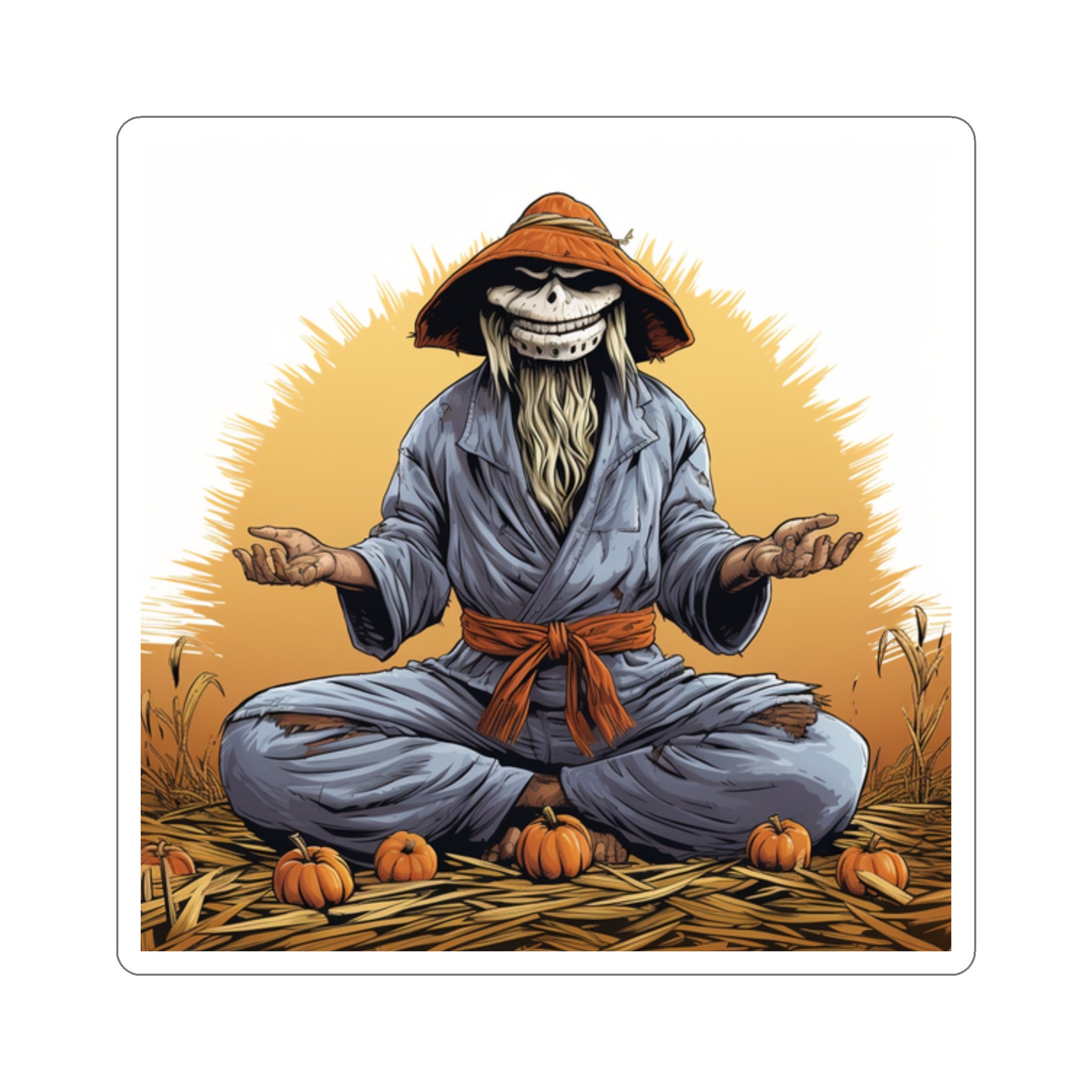 Halloween Scarecrow Ready to Train Martial Arts Jiu Jitsu - Etsy