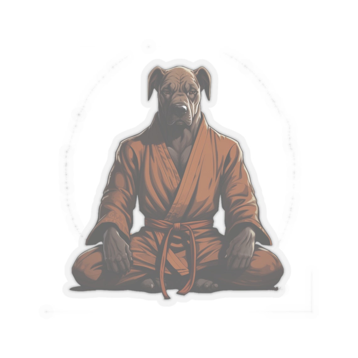 Martial Art Great Dane - Jiu Jitsu BJJ Judo Karate - Decal Stickers - Etsy