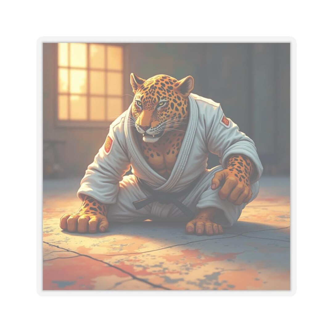 Grappling Cheetah Sticker - BJJ Judo Jiu Jitsu MMA UFC - Etsy