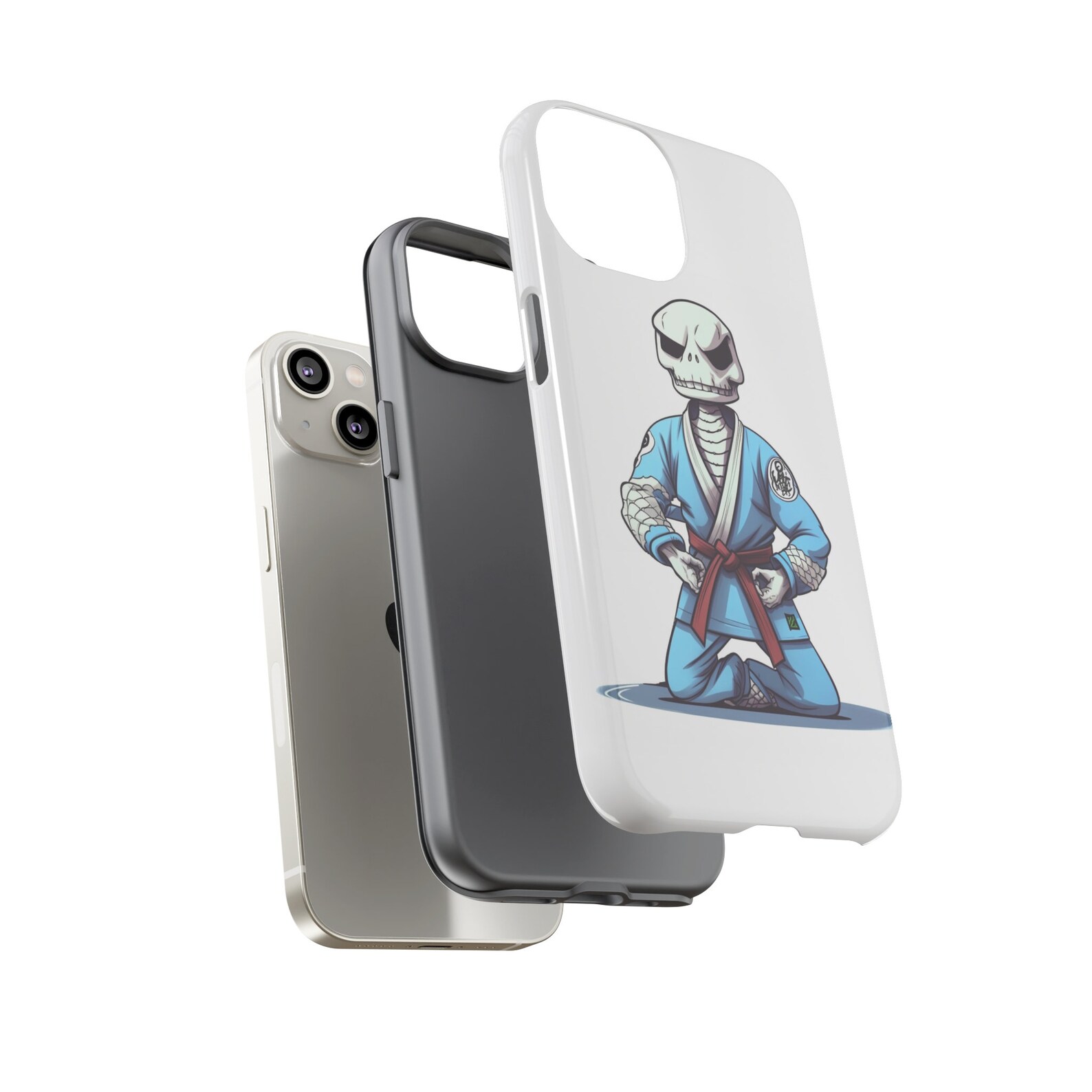 Grappling Skeleton Tough Cell Phone Case - Etsy