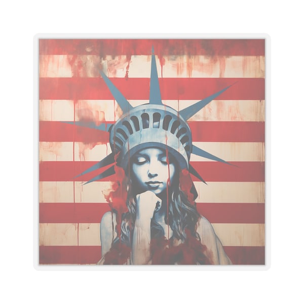 Lady Liberty Sticker - Etsy