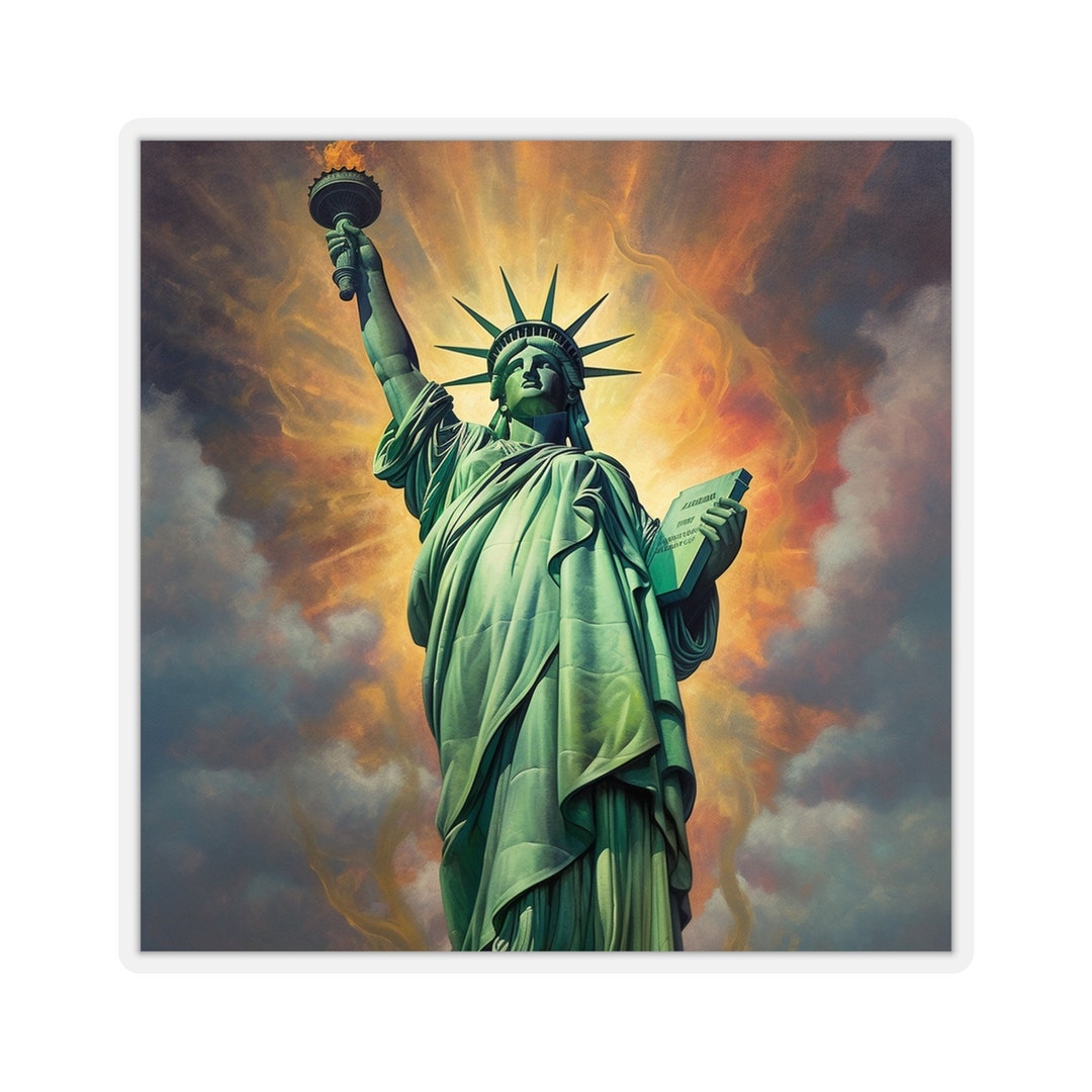 Statue of Liberty Sticker - Lady Liberty - Etsy